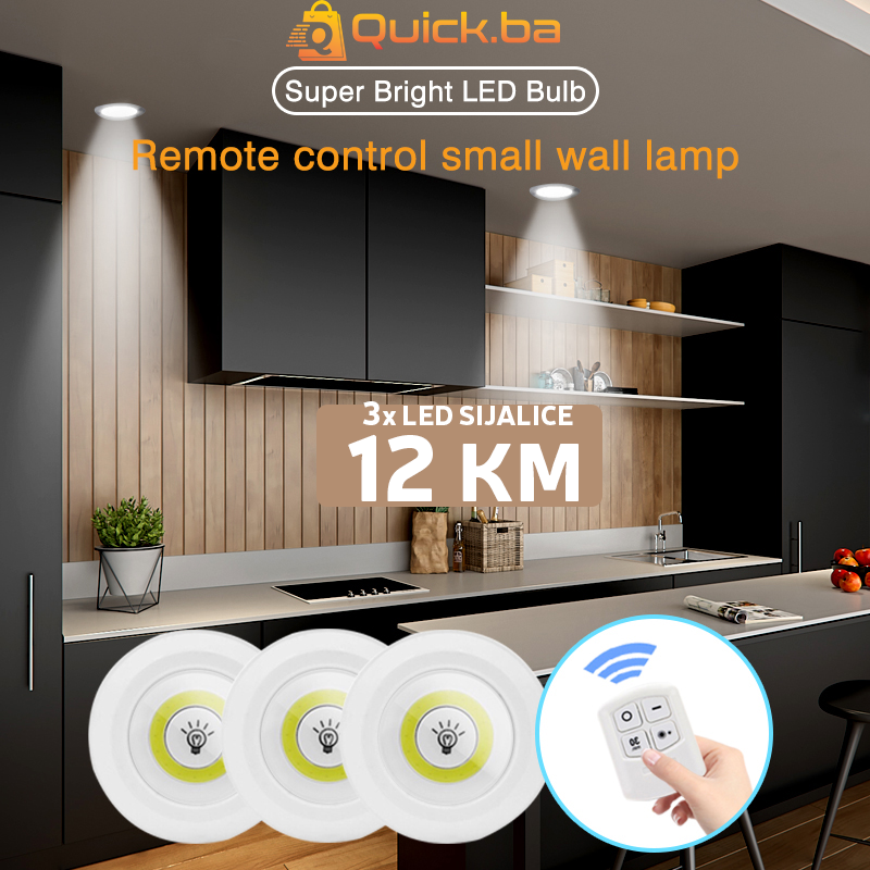 Zidne lampe sa daljinskim upravljačem – quick.bih